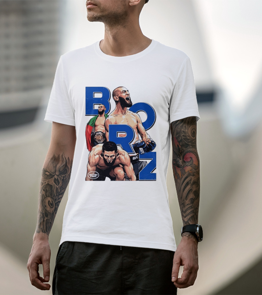 Borz Khamzat Chimaev UFC Fighter Illustrated T-Shirt