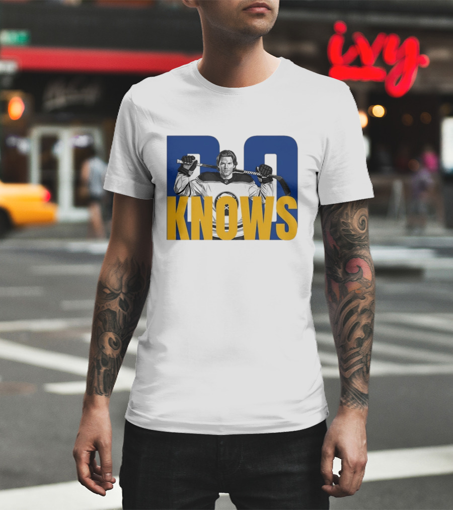 Bowen Byram Bo Knows Buffalo Sabres Hockey Jumper T-Shirt