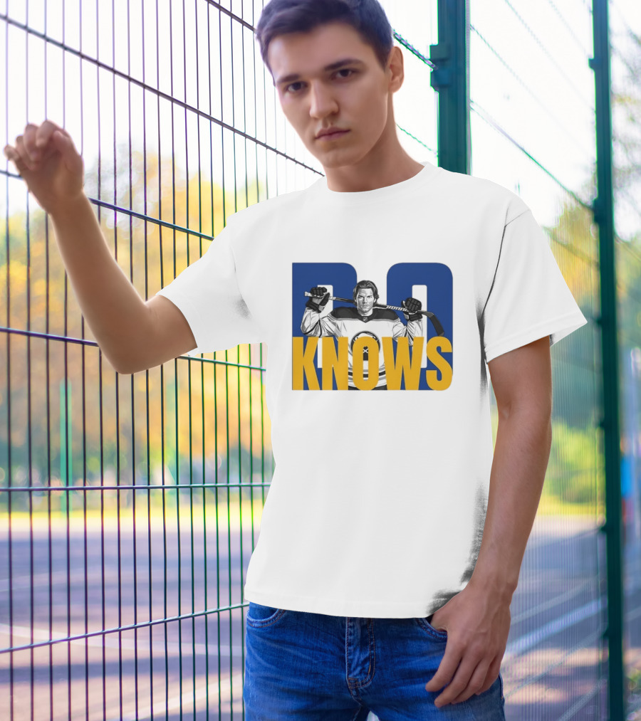 Bowen Byram Bo Knows Buffalo Sabres Hockey Jumper T-Shirt