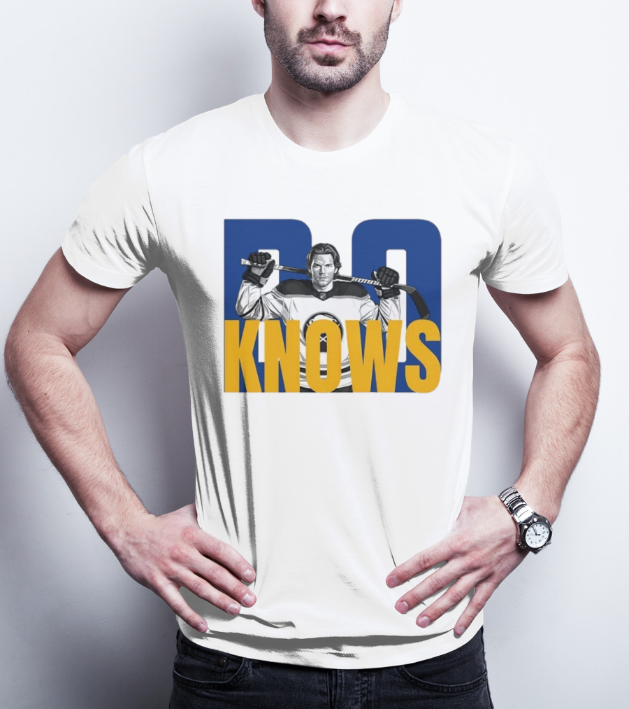 Bowen Byram Bo Knows Buffalo Sabres Hockey Jumper T-Shirt