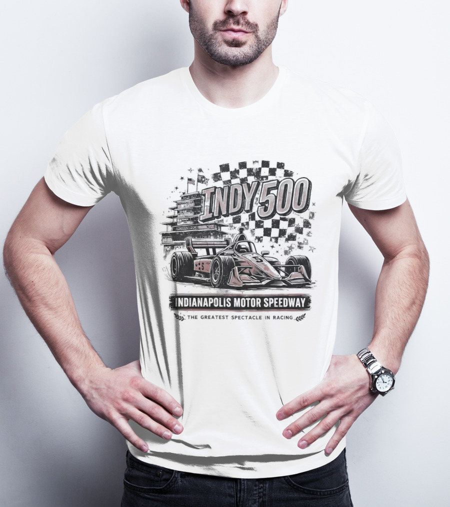 Indy 500 Indianapolis Motor Speedway The Greatest Spectacle In Racing T-Shirt