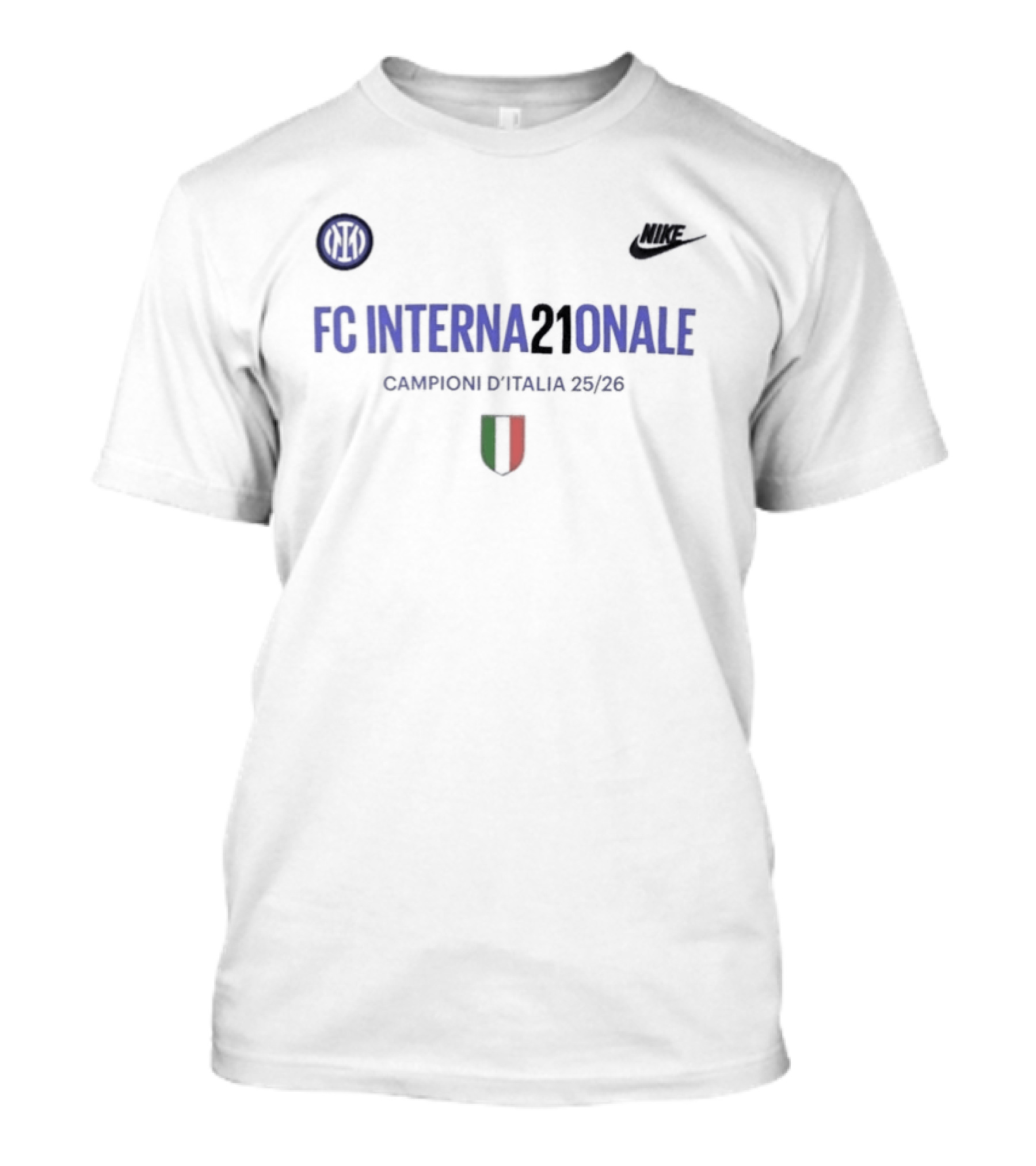 Inter Nike FC Internazionale Campioni D'Italia 2025 2026 T-Shirt