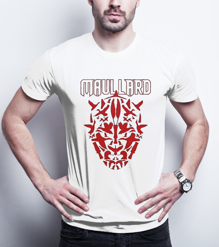 Maul Lard Darth Maul Star Wars Red Mask T-Shirt
