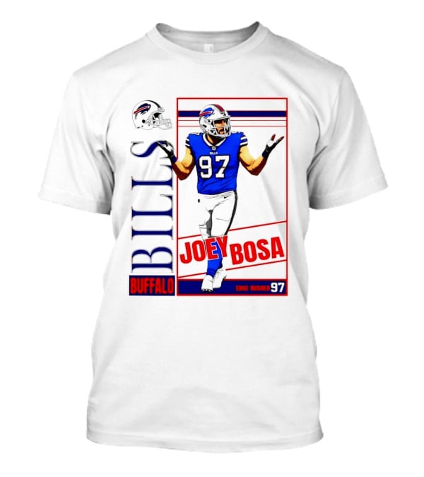 Joey Bosa Buffalo Bills Edge Rusher 97 NFL Football T-Shirt