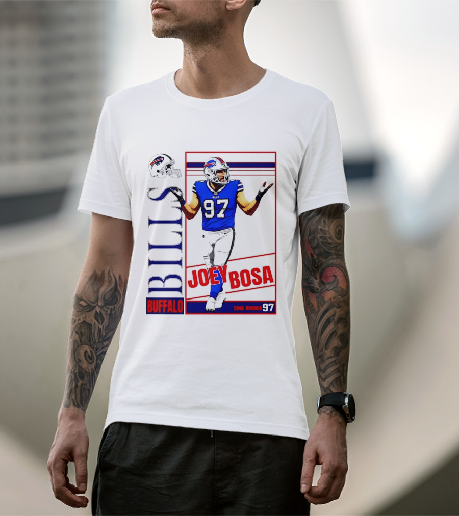 Joey Bosa Buffalo Bills Edge Rusher 97 NFL Football T-Shirt