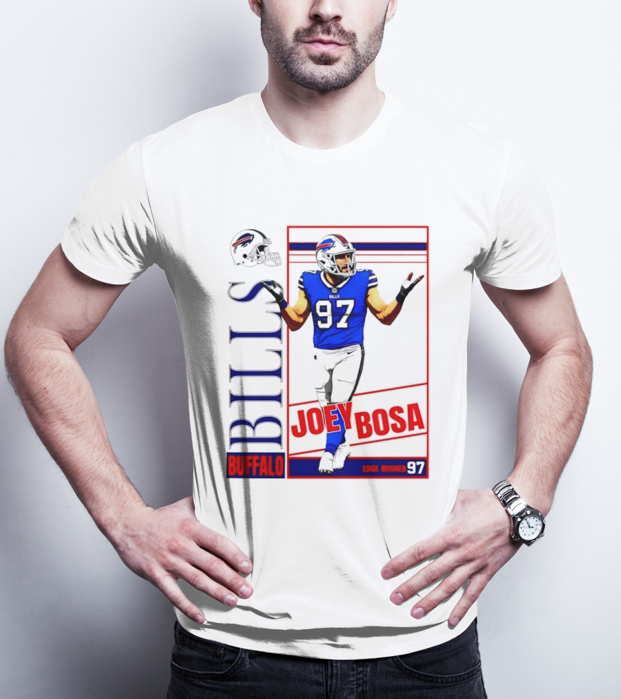 Joey Bosa Buffalo Bills Edge Rusher 97 NFL Football T-Shirt