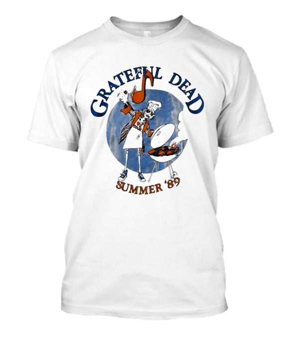 Grateful Dead Skeleton Chef BBQ Summer '89 T-Shirt