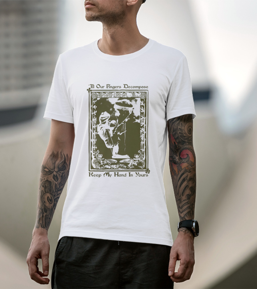 Noah Kahan Kermit The Frog 'Til Our Fingers Decompose Keep My Hand In Yours T-Shirt