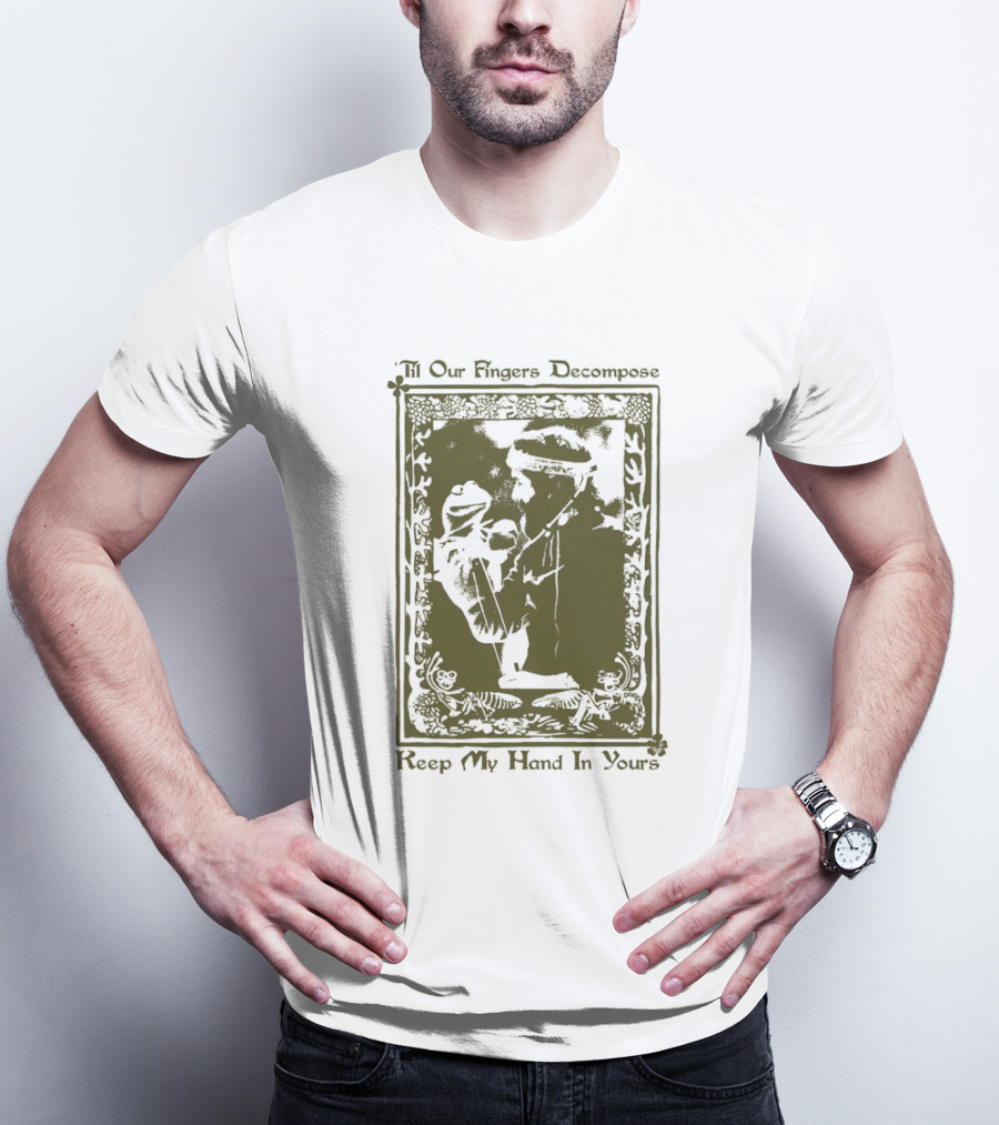 Noah Kahan Kermit The Frog 'Til Our Fingers Decompose Keep My Hand In Yours T-Shirt