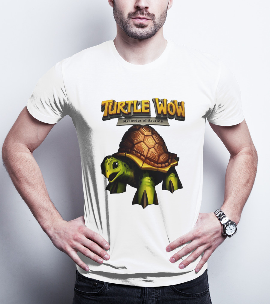 Turtle WoW Mysteries Of Azeroth Tortoise Adventure T-Shirt