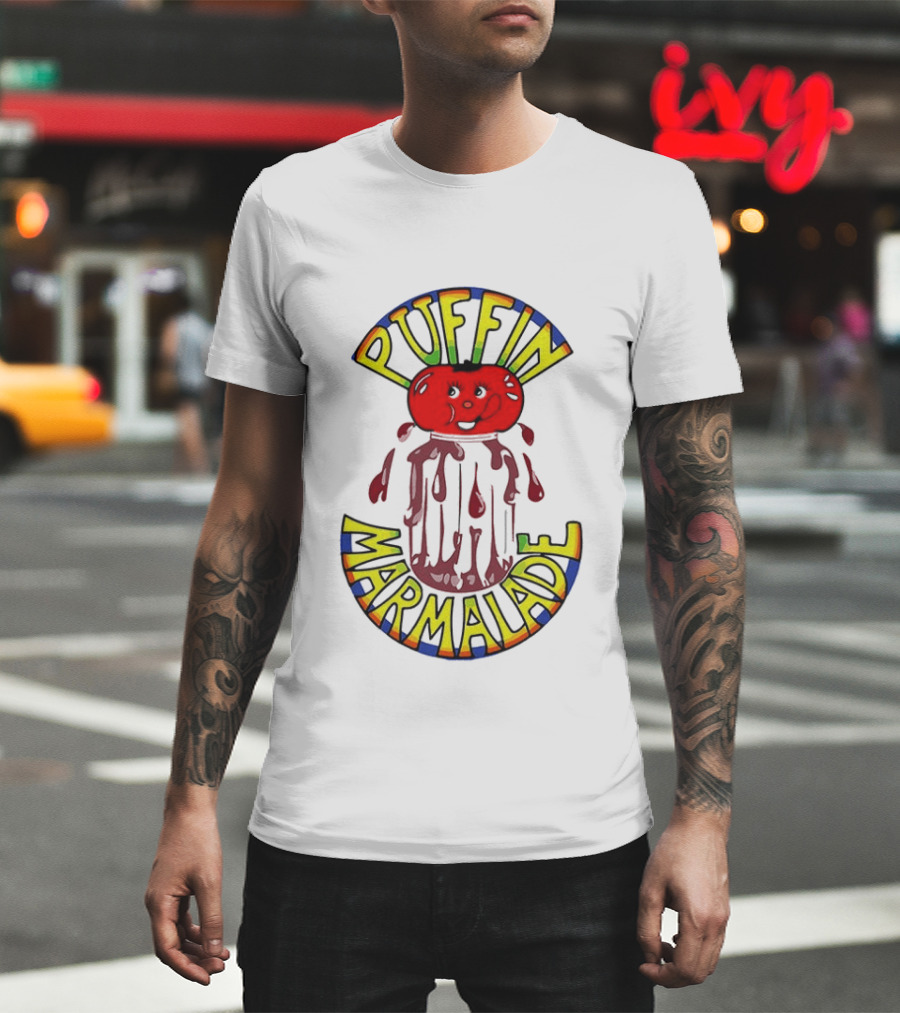 Puffin Marmelade Tomato Jam Zwei Asse Trumpfen Auf T-Shirt