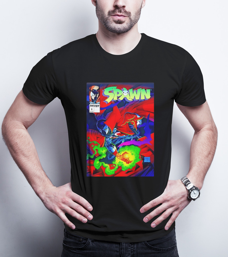 Spawn Image Comics May Issue 1 Albert Al Simmons 1992 T-Shirt