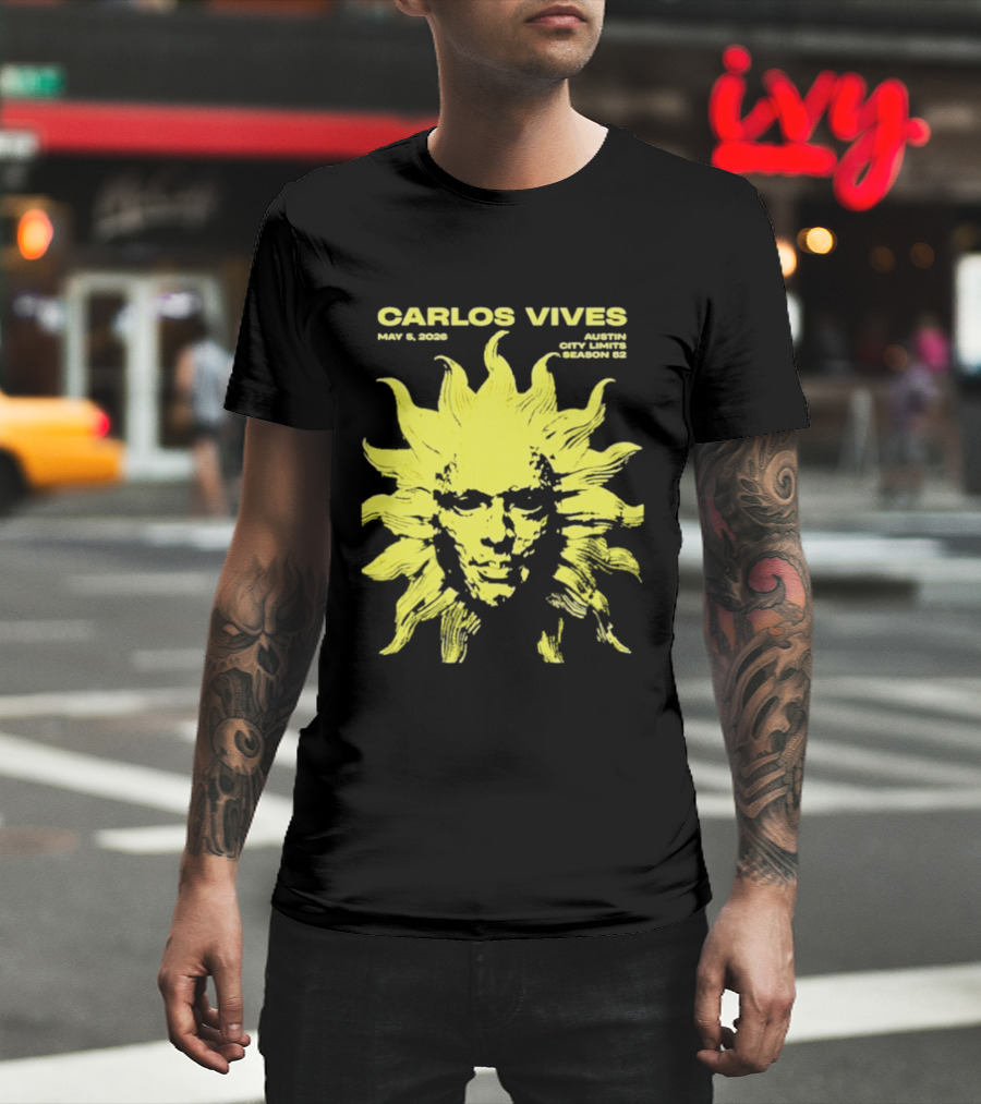 Carlos Vives May 6 2023 Austin City Limits Music Festival Austin TX Season 52 T-Shirt