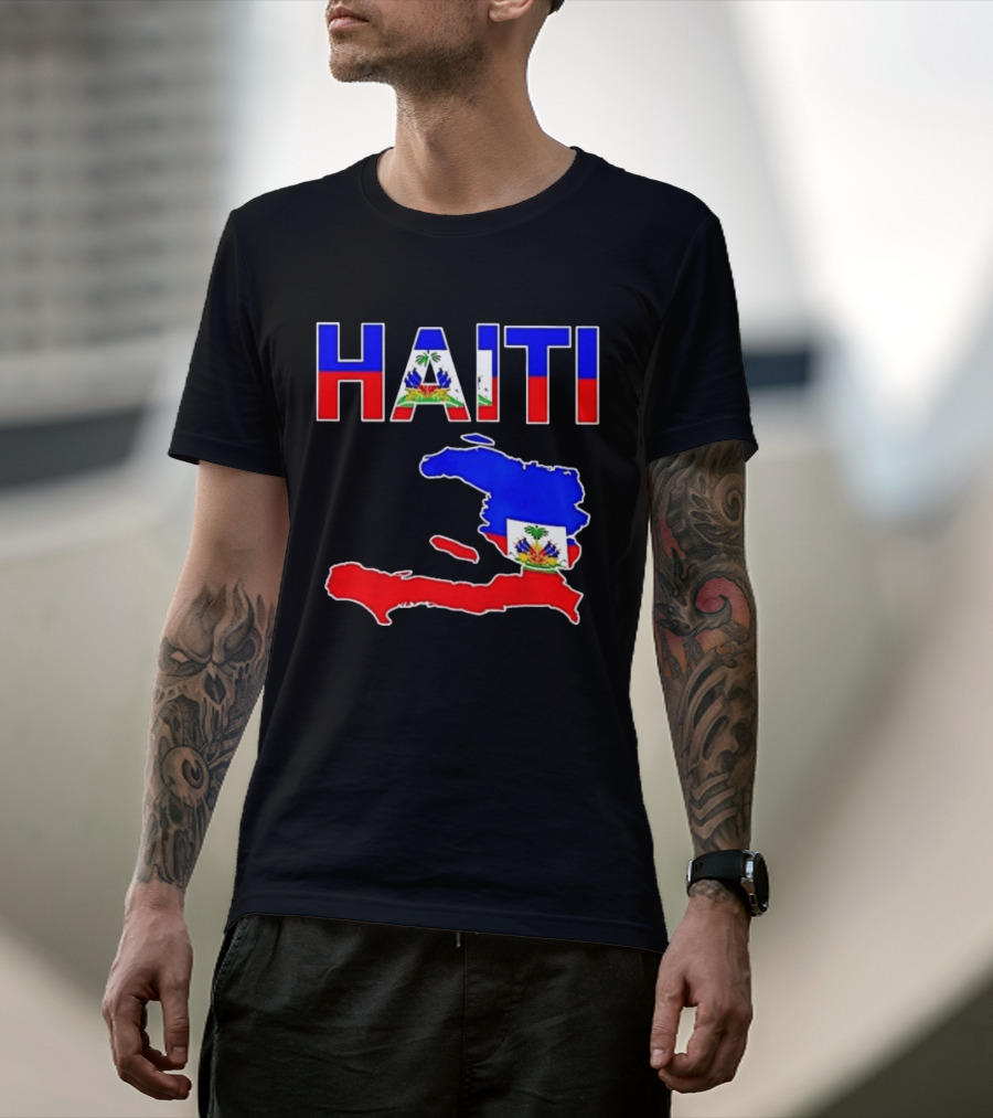 Haiti Flag Day 2026 Map Flag Haitian Pride Celebration T-Shirt
