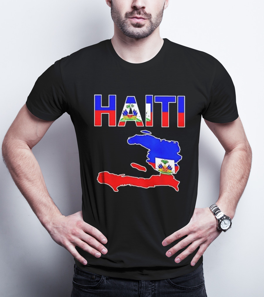 Haiti Flag Day 2026 Map Flag Haitian Pride Celebration T-Shirt