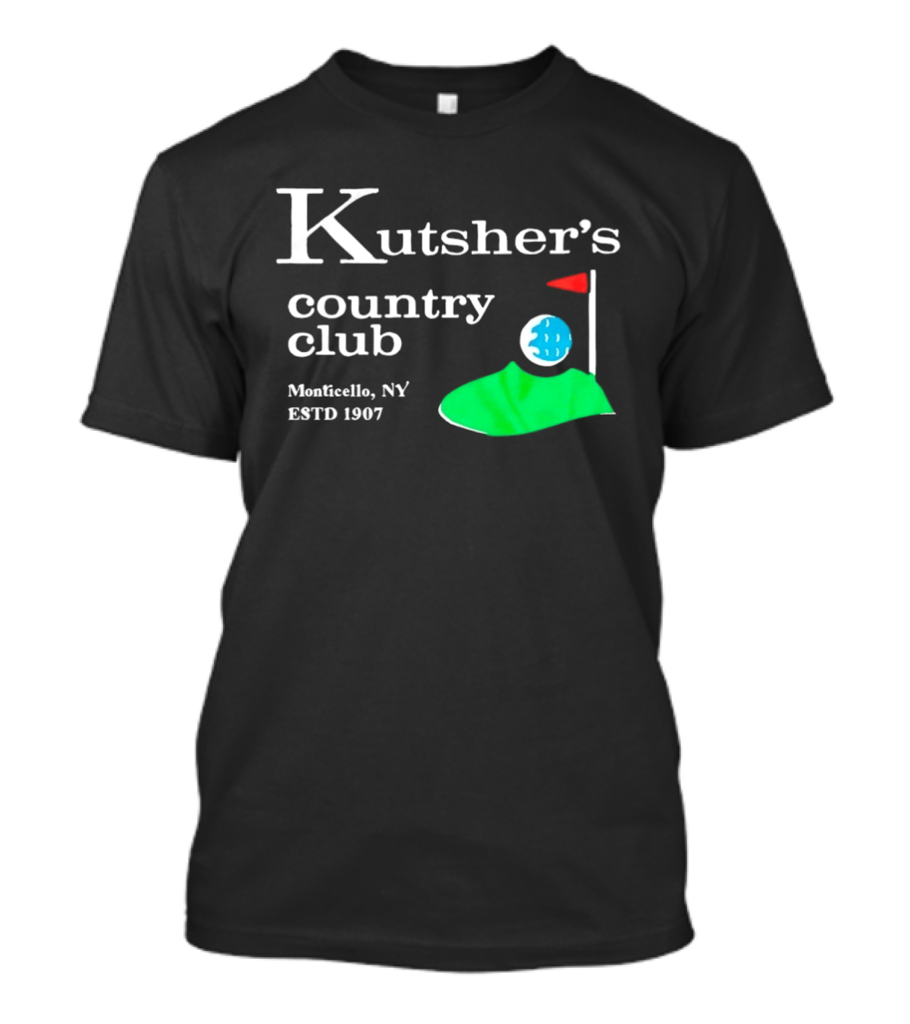 Kutsher's Country Club Monticello NY Established 1907 Retro Golf T-Shirt