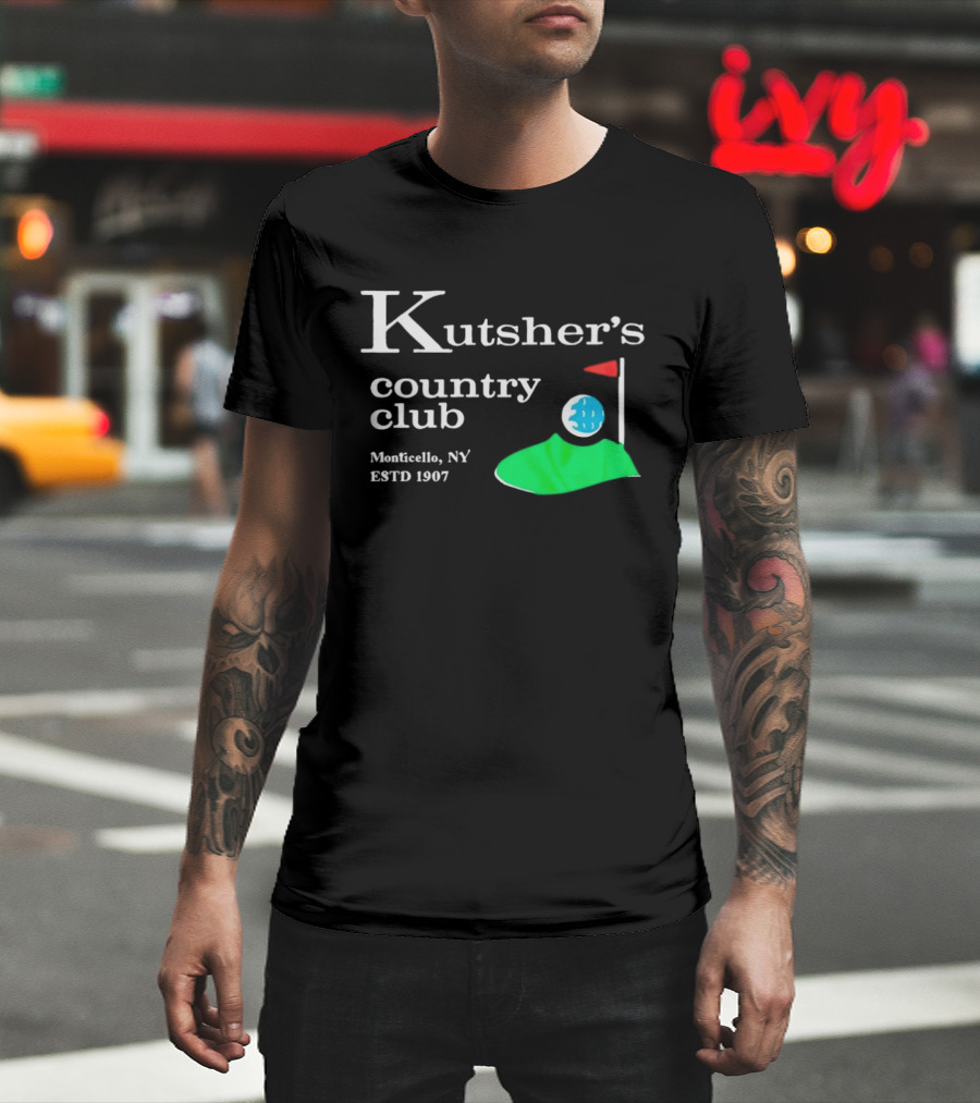 Kutsher's Country Club Monticello NY Established 1907 Retro Golf T-Shirt