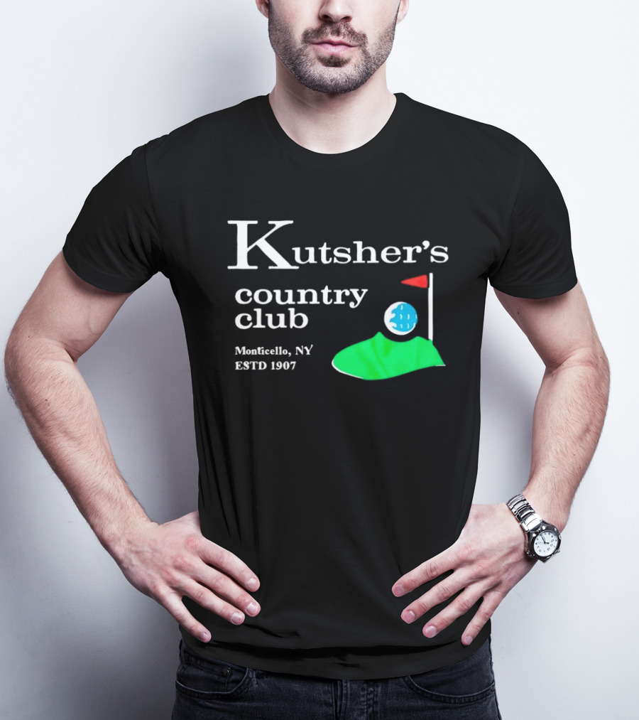Kutsher's Country Club Monticello NY Established 1907 Retro Golf T-Shirt