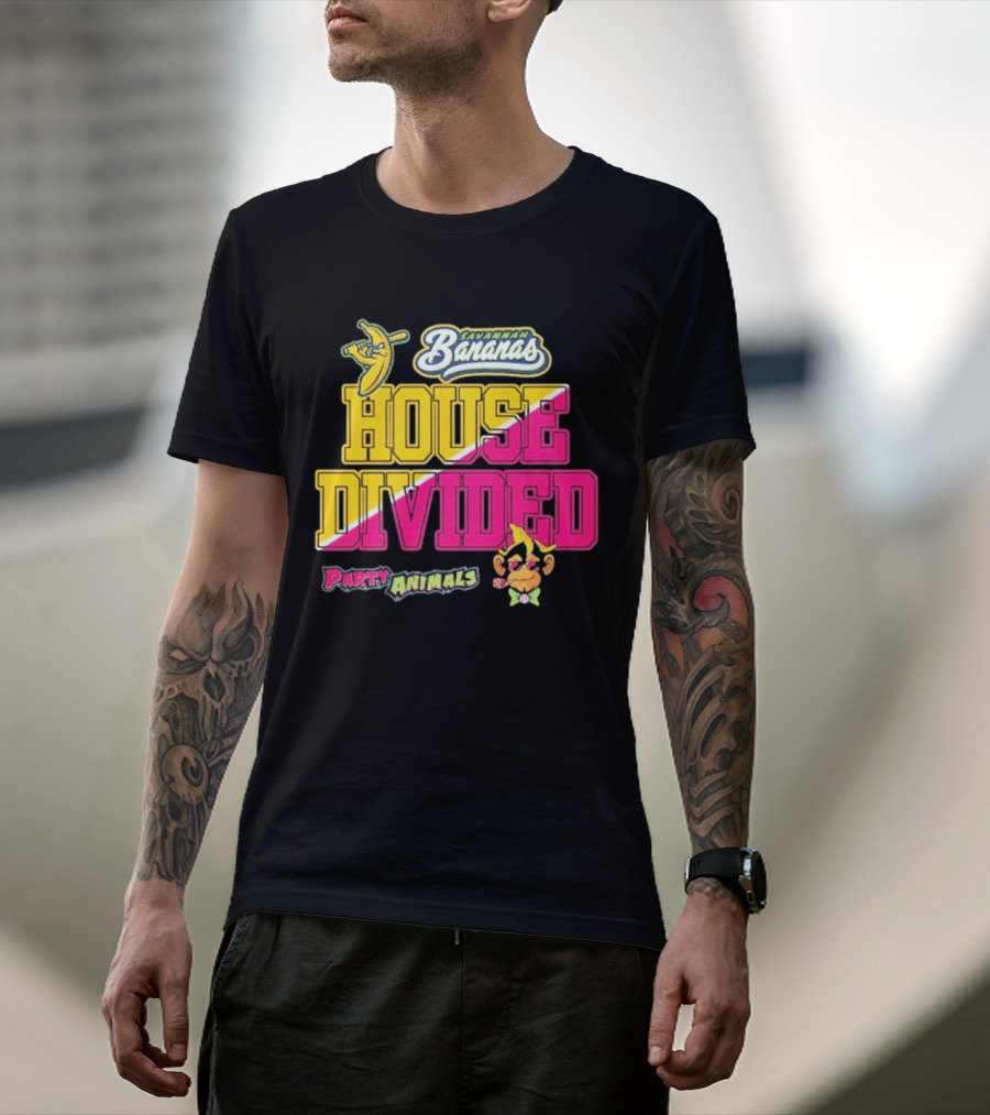 Savannah Bananas House Divided Party Animals T-Shirt