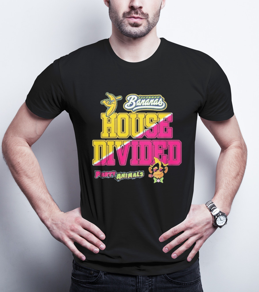 Savannah Bananas House Divided Party Animals T-Shirt