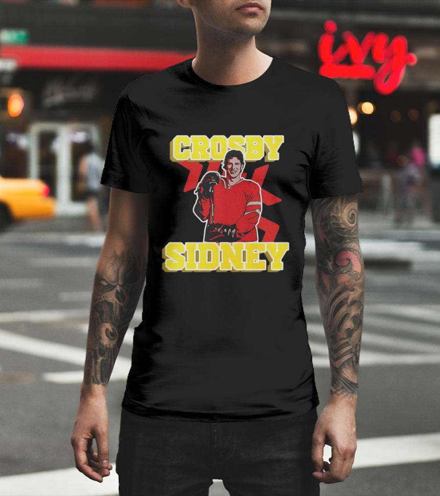 Crosby Sidney Pittsburgh Penguins Hockey NHL Legend T-Shirt