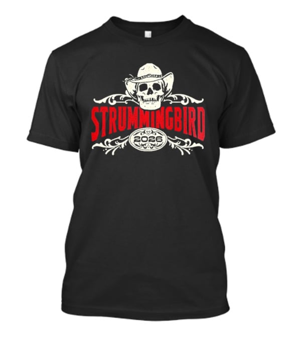 Strummingbird 2026 Festival Exclusive Australia October 17 18 Lineup Cowboy Skull T-Shirt