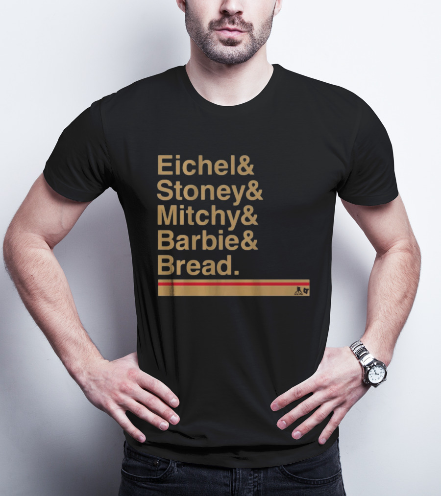 Vegas Hockey Eichel Stoney Mitchy Barbie Bread Ampersand List NHL T-Shirt
