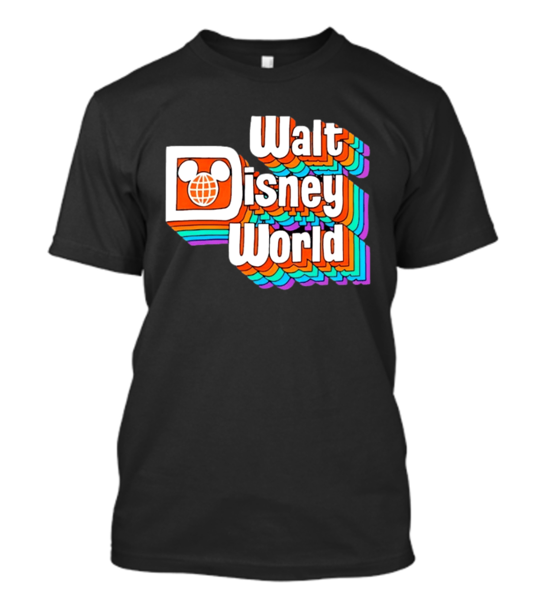 Walt Disney World Retro Rainbow Mickey Ears T-Shirt