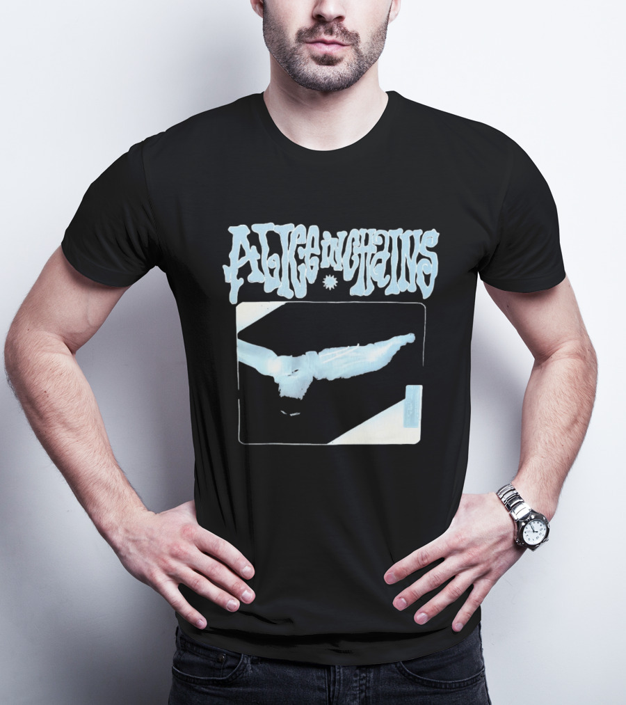 Alice In Chains X Ray Arm Elbow Skeleton Image T-Shirt