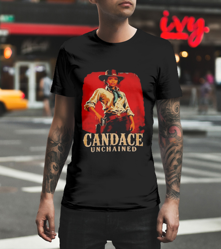Candace Unchained Western Cowgirl T-Shirt