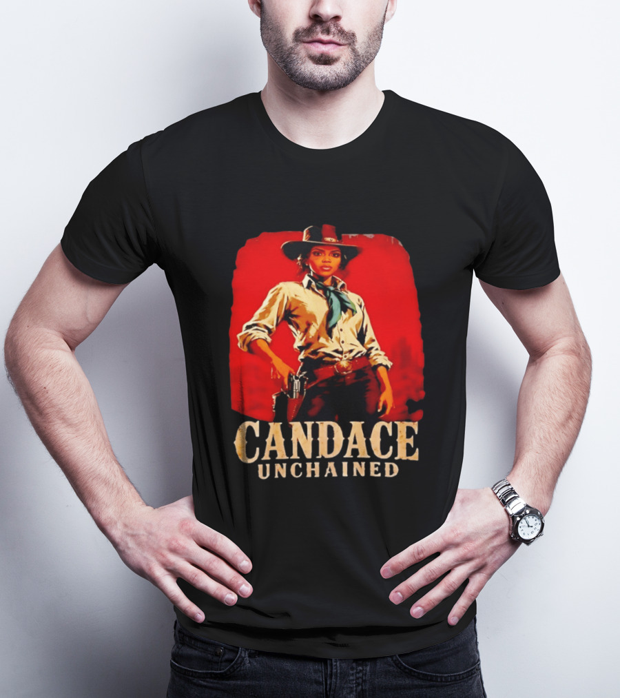 Candace Unchained Western Cowgirl T-Shirt