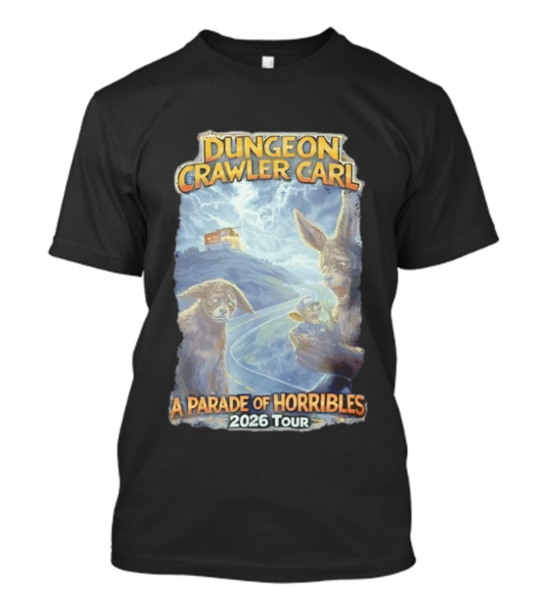 Dungeon Crawler Carl 2026 Tour A Parade Of Horribles Fantasy Adventure T-Shirt