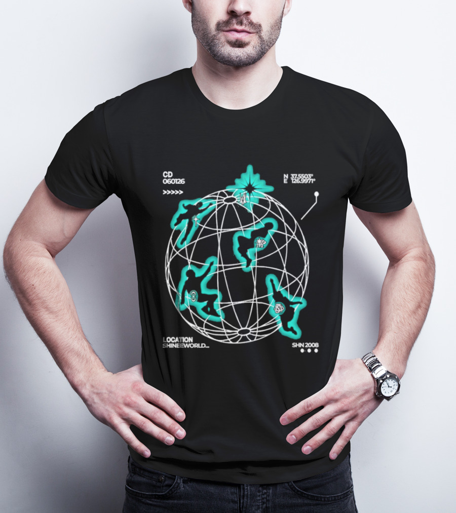 Location Shineeworld SHN2008 08 Cosmos Discover T-Shirt