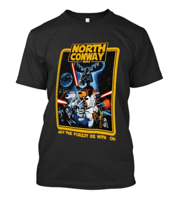 North Conway NH May The Forest Be With You Star Wars T-Shirt