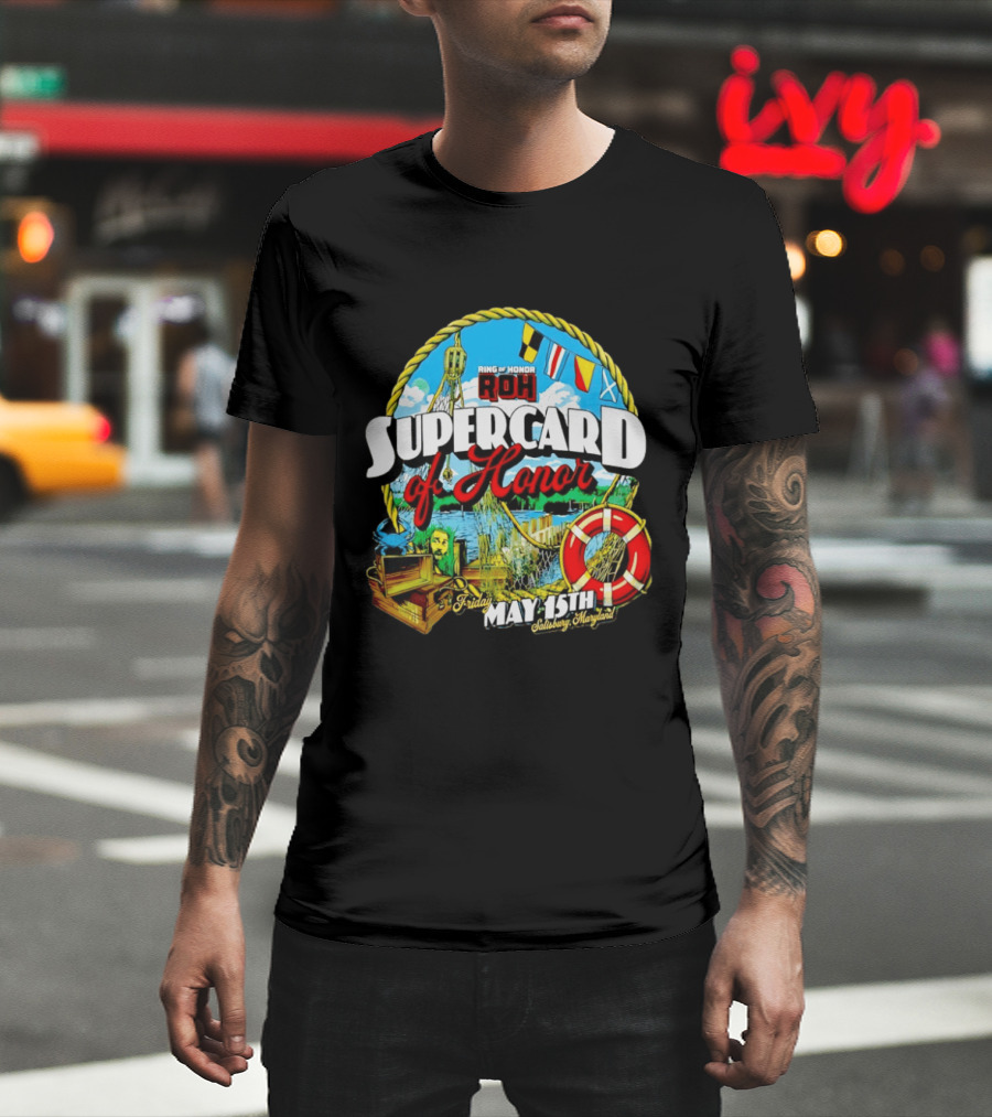 Ring Of Honor ROH Supercard Of Honor May 15th 2026 Salisbury Maryland Event Friday T-Shirt
