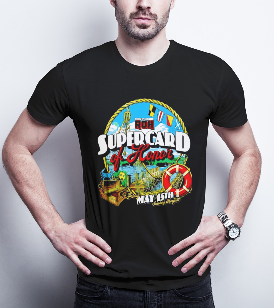 Ring Of Honor ROH Supercard Of Honor May 15th 2026 Salisbury Maryland Event Friday T-Shirt