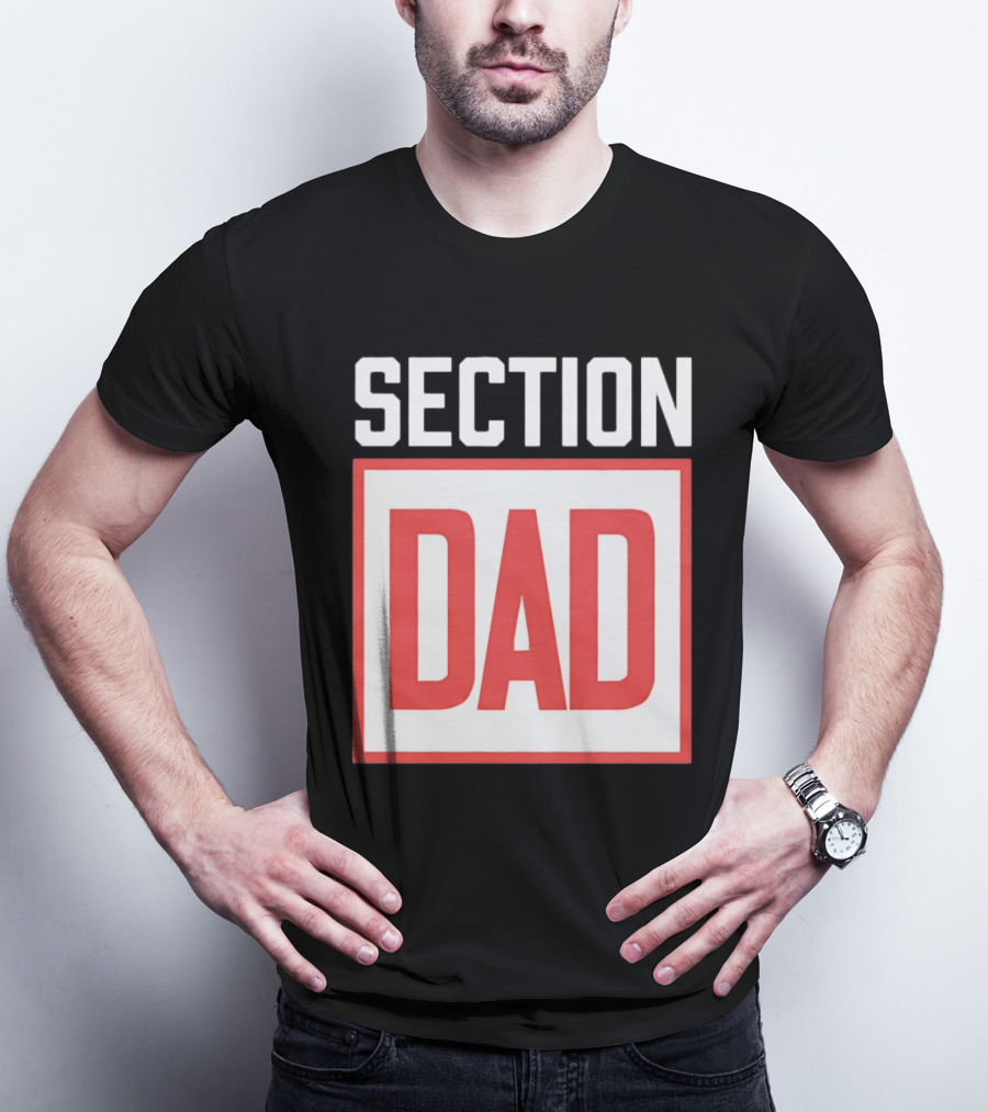 Section Dad Vintage Bold Text Block T-Shirt