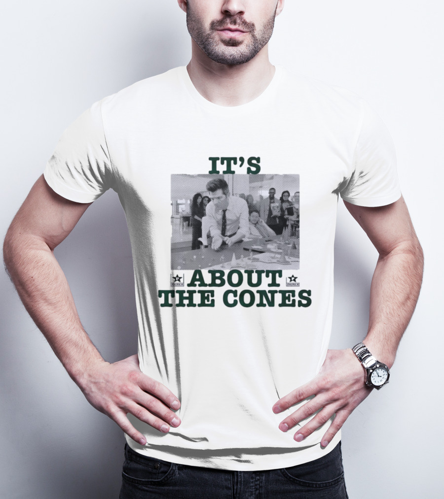 Ben Wyatt It's About The Cones Parks And Recreation Sitcom T-Shirt