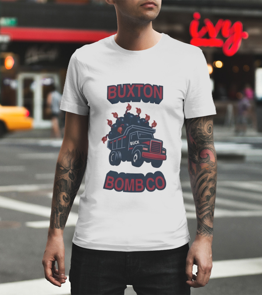 Buxton Bomb Co Buck Truckin' Explosive Truck T-Shirt