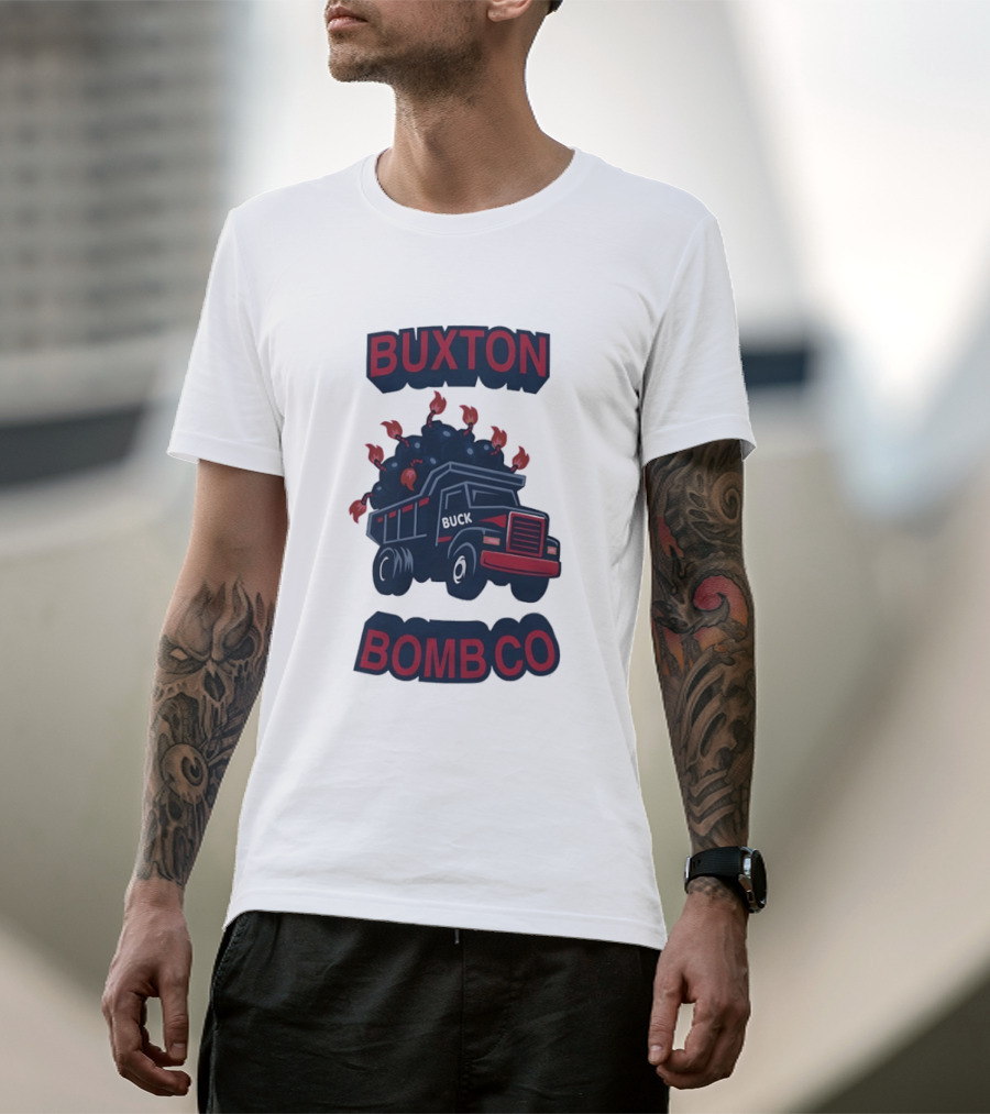 Buxton Bomb Co Buck Truckin' Explosive Truck T-Shirt