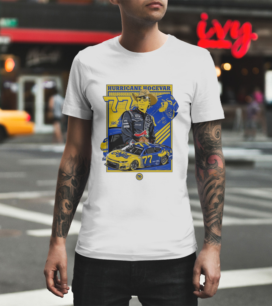 Hurricane Hocevar 77 Chili's Spire Motorsports NASCAR Chevrolet Carson Hocevar T-Shirt