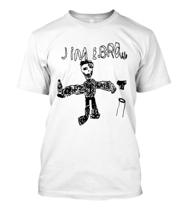 Jim E Brown 2026 Tanner Dirt Album Cover Stick Figure T-Shirt