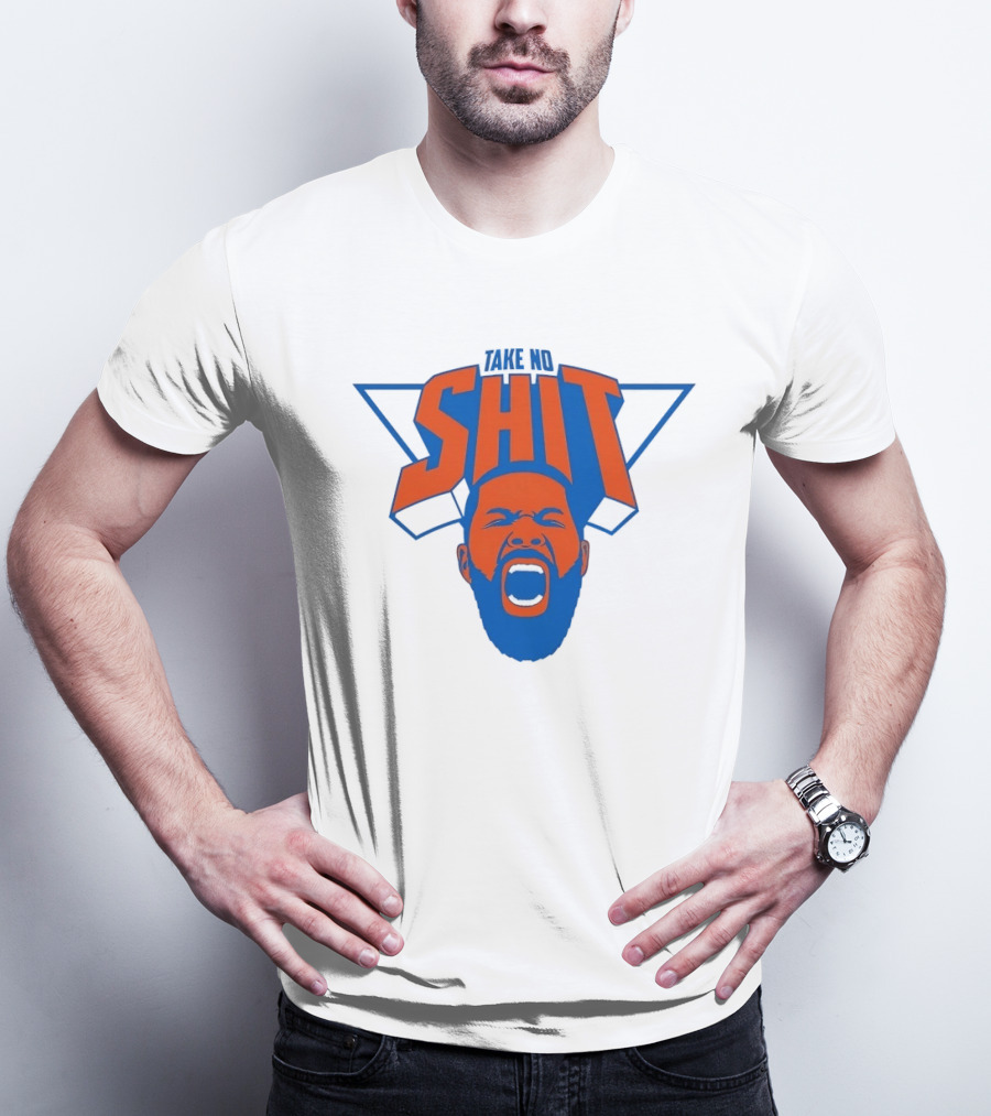 Karl Anthony Towns New York Knicks Take No Shit Knicks T-Shirt