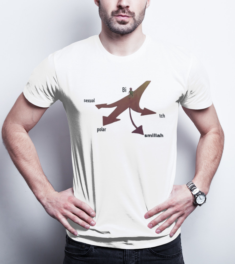 Bi Sexual Polar Smillah Tch Arrow And Figure Concept T-Shirt