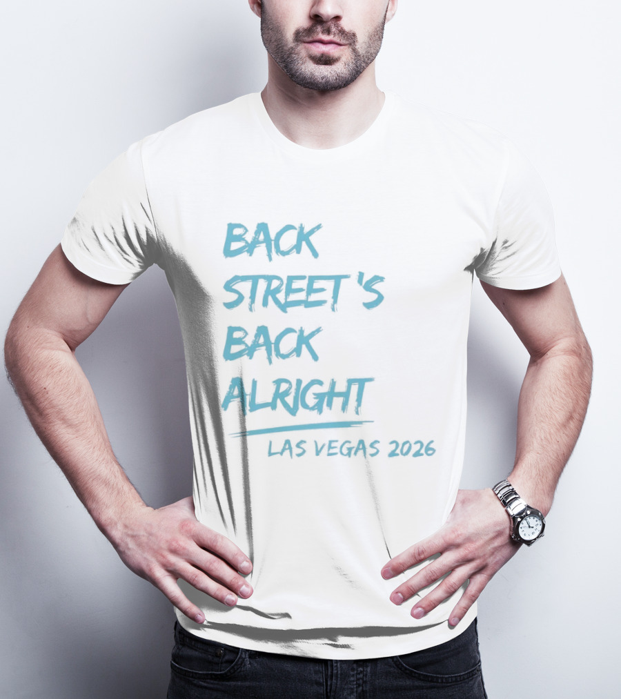 Backstreet's Back Alright Las Vegas 2026 T-Shirt