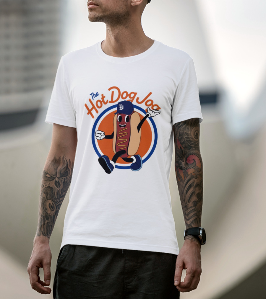 Brooklyn Cyclones The Hot Dog Jog Baseball T-Shirt