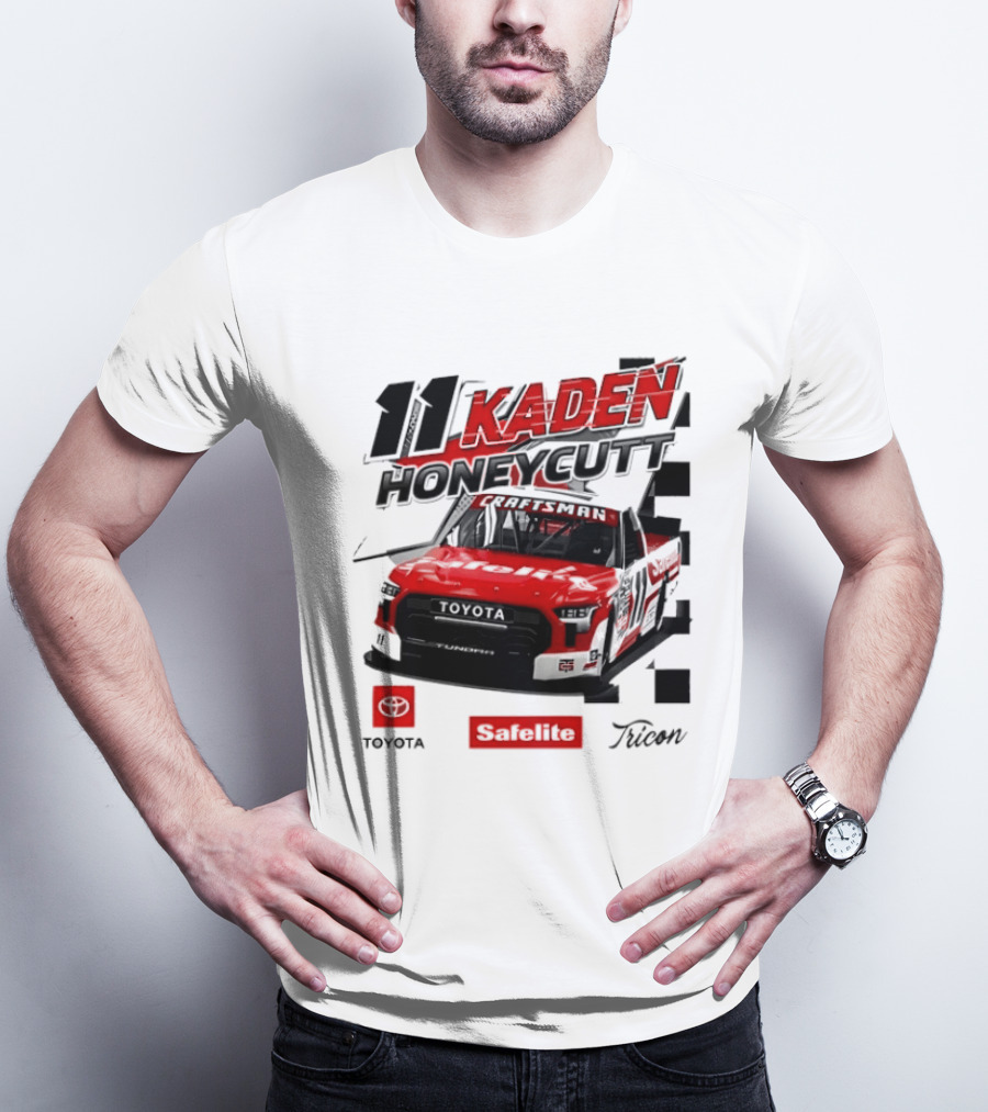 Kaden Honeycutt 11 Toyota Tundra TRICON Garage Racing Team T-Shirt
