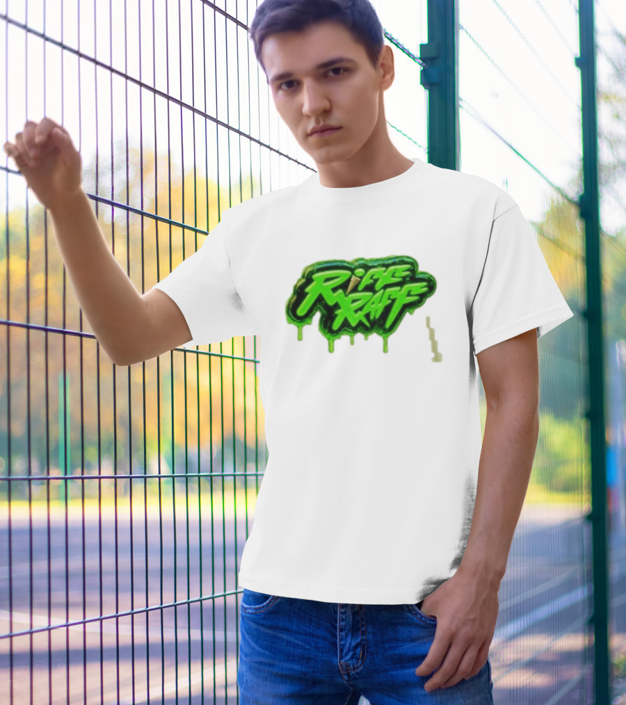 Riff Raff Neon Green Drip T-Shirt