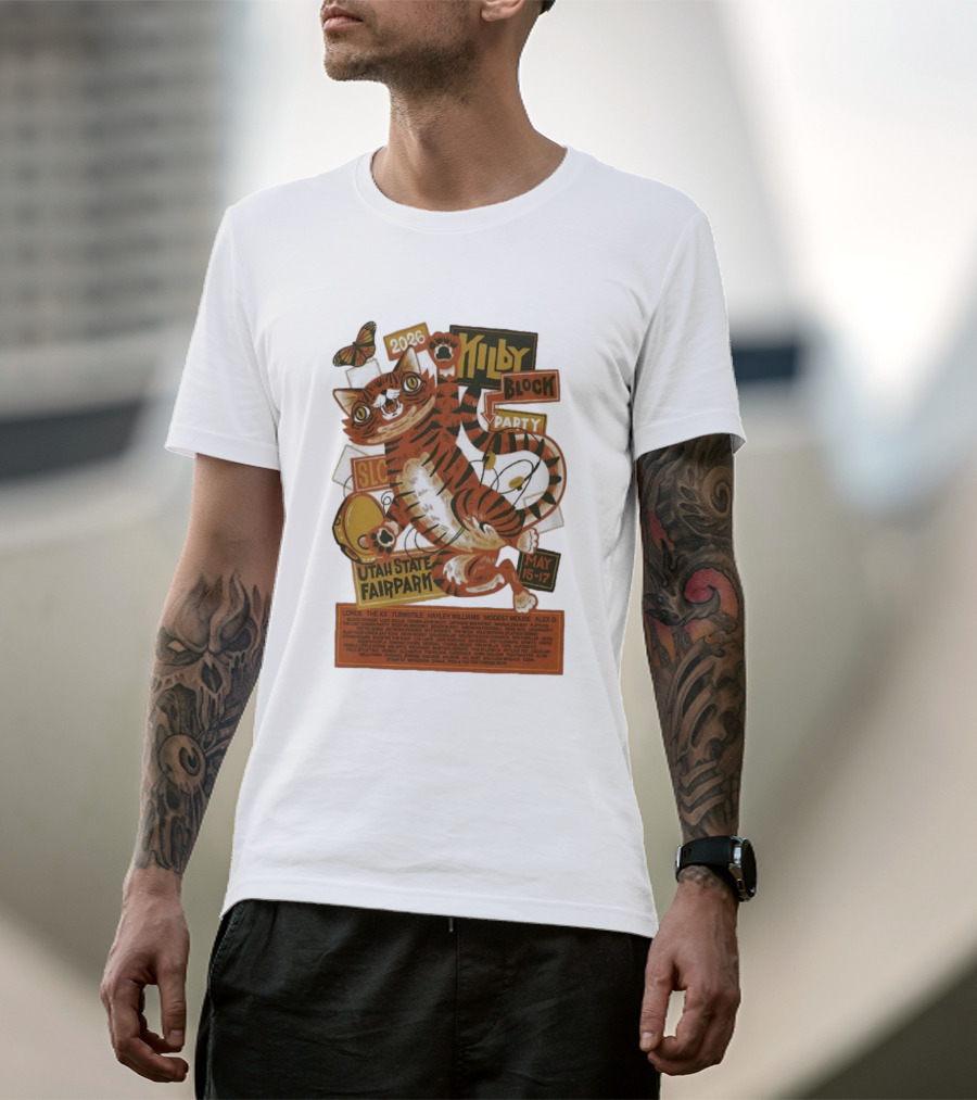 Kilby Block Party 2026 Utah State Fairpark May 15 17 Featuring Lorde Hayley Williams Modest Mouse And More T-Shirt