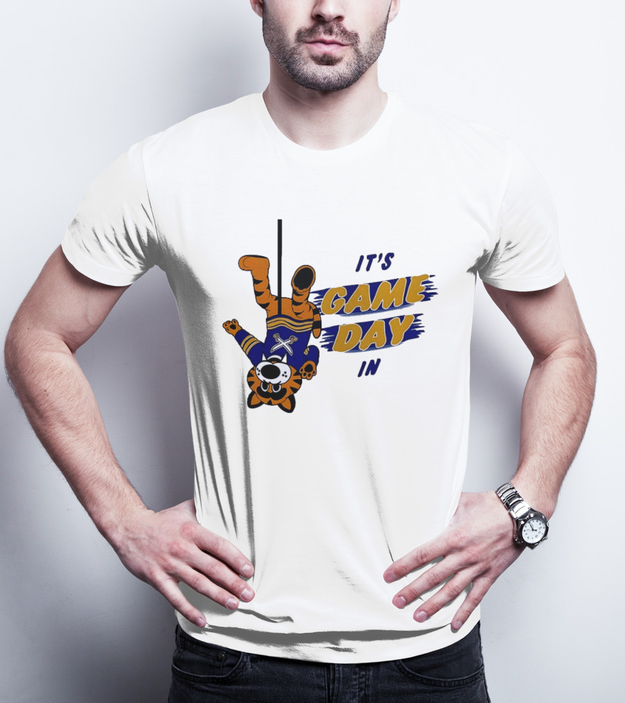 Sabretooth It's Game Day In Buffalo Sabres Hockey T-Shirt